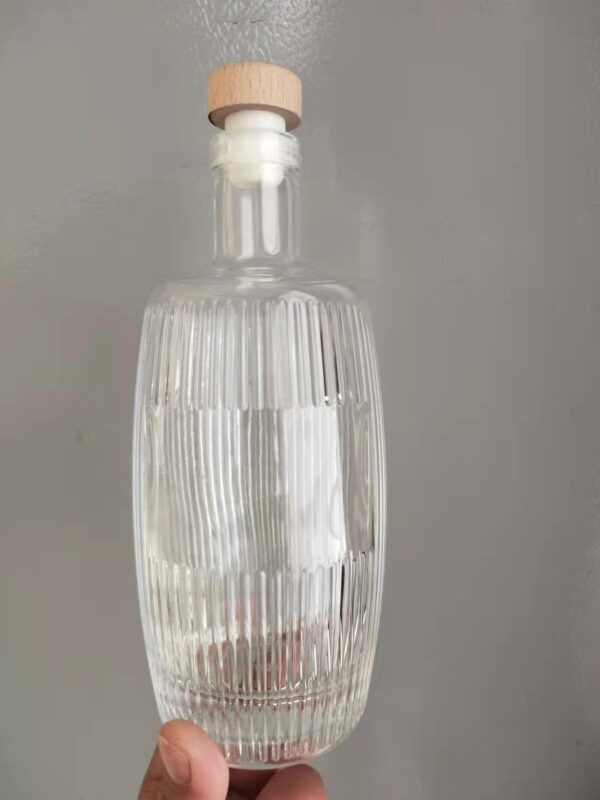 Custom glass bottle with personalization to define brand unique