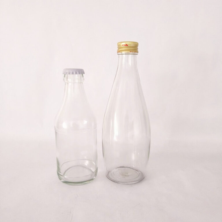 Custom glass bottle with personalization to define brand unique
